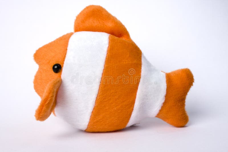 Fish soft toy stock image. Image of soft, cute, isolated - 15255155
