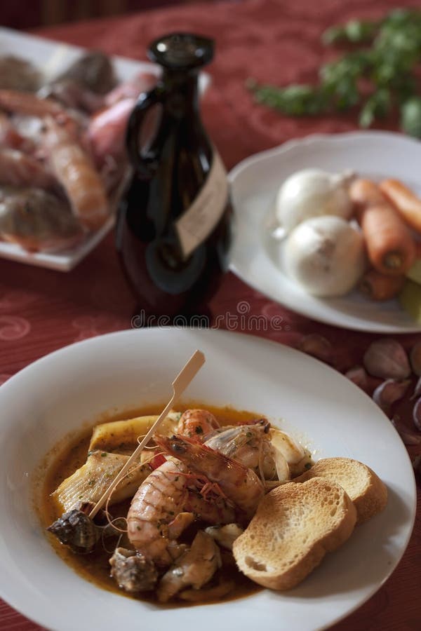 Fish soup stock photo. Image of freshness, crustacean - 12356740