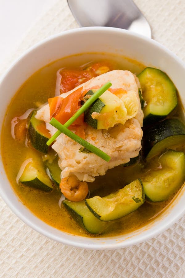 Fish Soup stock photo. Image of zucchini, garlic, meal - 19228168