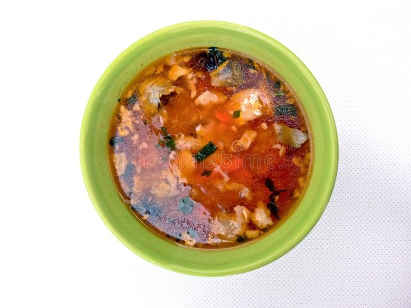 Hot fish soup stock photo. Image of appetizer, recipe - 35134236