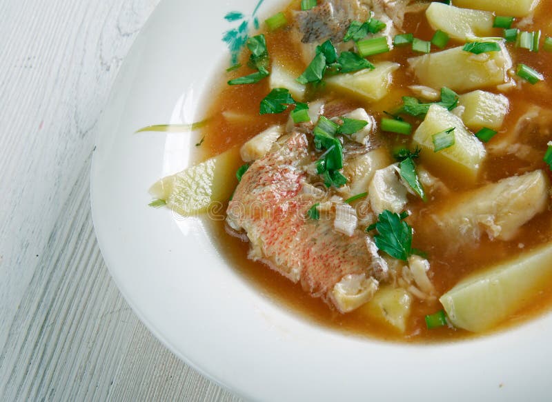 Fish soup Aljotta stock photo. Image of dinner, maltese - 65518310