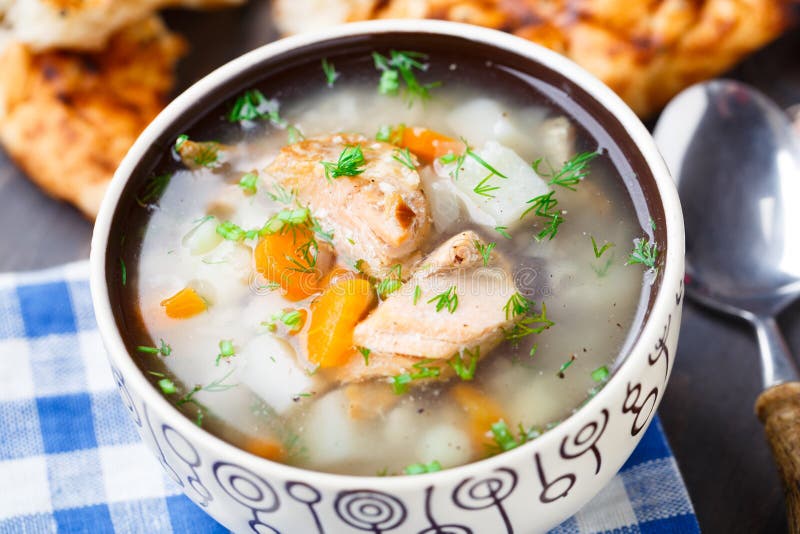 Fish soup stock image. Image of healthy, delicious, served - 36925339