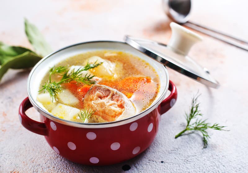 Fish soup stock photo. Image of food, diet, health, fresh - 115938348
