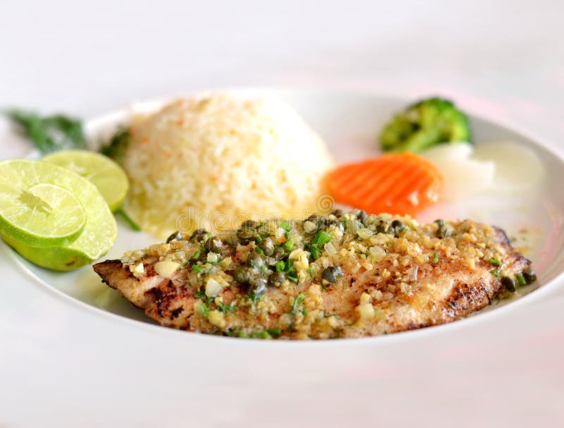 Fish steak stock image. Image of meal, food, prepared - 23962437