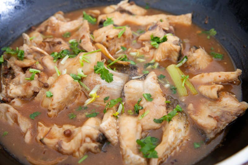 Fish Stew with Chinese Miso Stock Image - Image of diet, tasty: 197013203