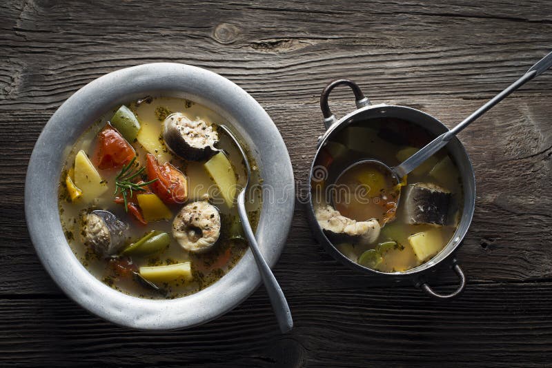 Fish stew stock photo. Image of soup, parsley, healthy - 35637606