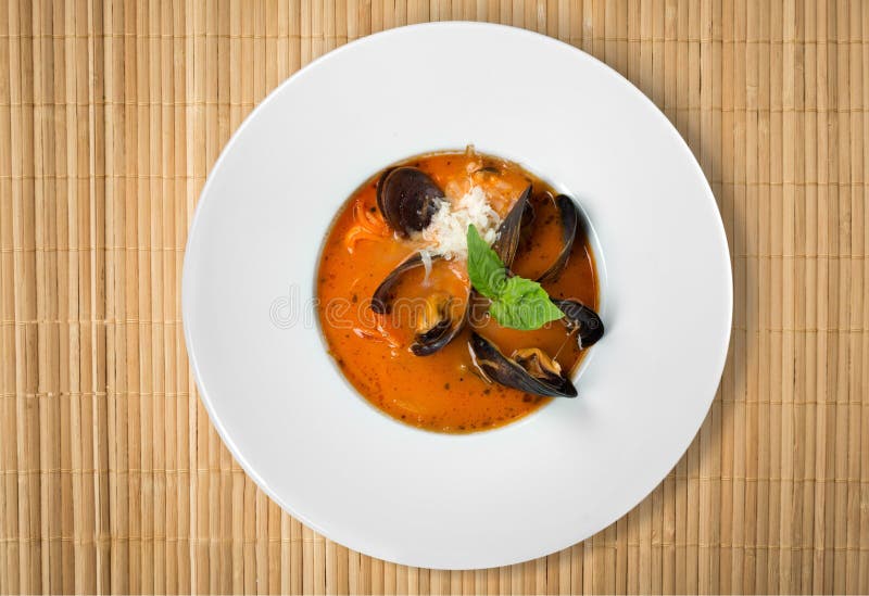 Fish Stew stock photo. Image of mussel, prepared, bread - 60009250