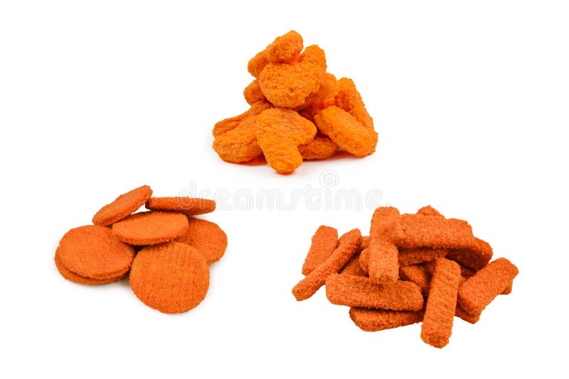 Fish Stick Isolated on White Background Stock Image - Image of fish ...