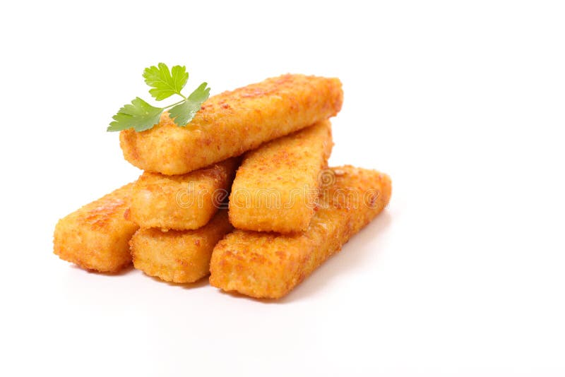 Fish Stick with Macaroni and Cheese Stock Photo - Image of beer, dinner ...