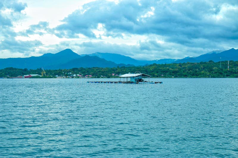 Fish storage house stock image. Image of lake, reservoir - 251910809