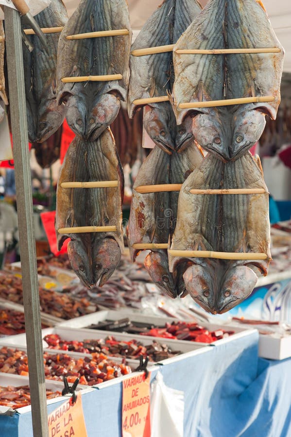 Fish on street market stock photo. Image of sell, assortment - 21980154