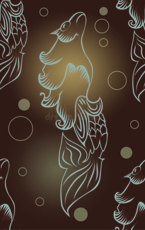 Fish with stripes stock vector. Illustration of nature - 49103749