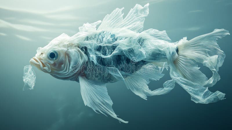 Fish Suffocating Plastic Bag Pollution Ocean Stock Photos - Free ...