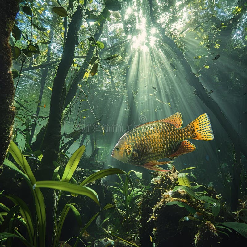 Wallpaper Of The Amazon River Fish