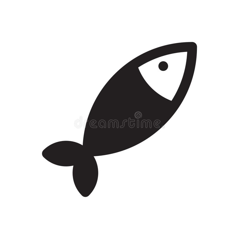Fish Symbol. Vector Illustration Decorative Design Stock Vector ...