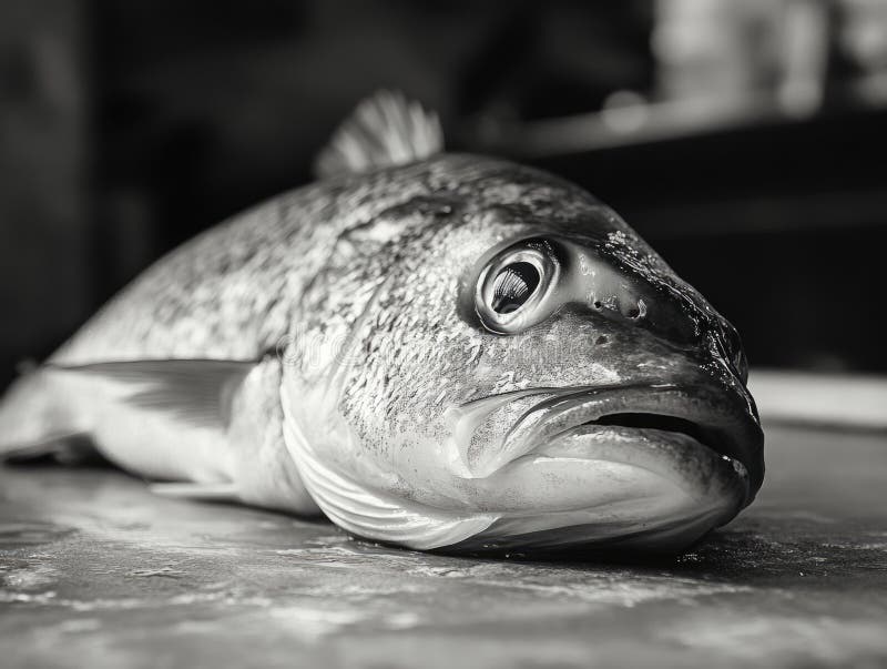 Fish on Table stock photo. Image of underwater, marine - 373055906