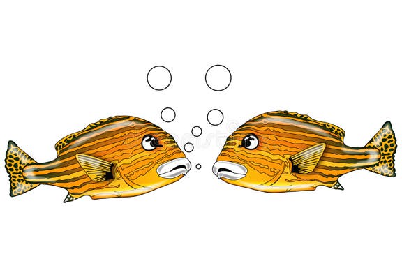 Two Fish Talking Stock Illustrations – 22 Two Fish Talking Stock ...