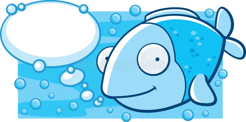 Fish Talk stock vector. Illustration of marine, cartoon - 3939854