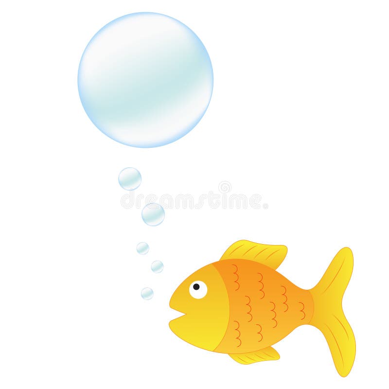 Fish Talking On Phone Clipart White Color