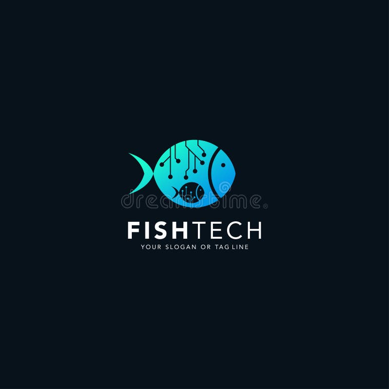 Fish Technology Logo Vector Stock Vector - Illustration of corporate ...