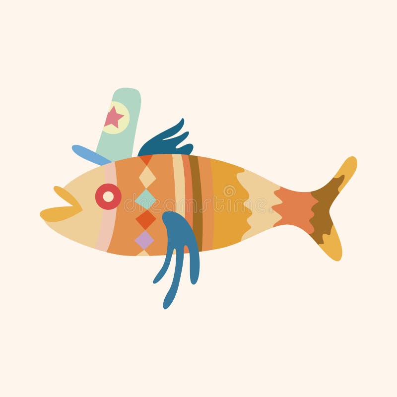 Fish Theme Elements Vector,eps Stock Vector - Illustration of seafood ...