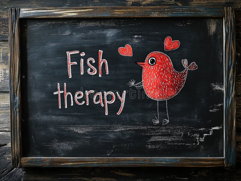 Fish Therapy Text Written Blackboard Stock Photos - Free & Royalty-Free ...