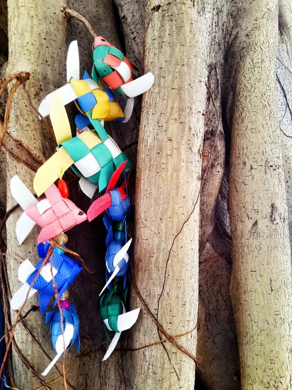 The fish on three stock photo. Image of bottle, colors - 47045404