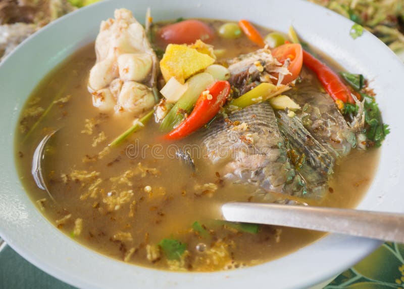 Fish Tom Yum with Ant stock photo. Image of thailand - 65766574