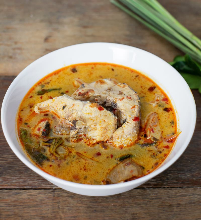 Fish tom yum stock photo. Image of sauce, spicy, curry - 68523042