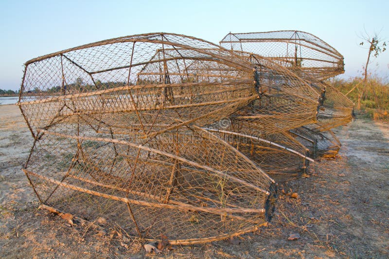Fish trap stock photo. Image of catching, cage, fishing - 22816786
