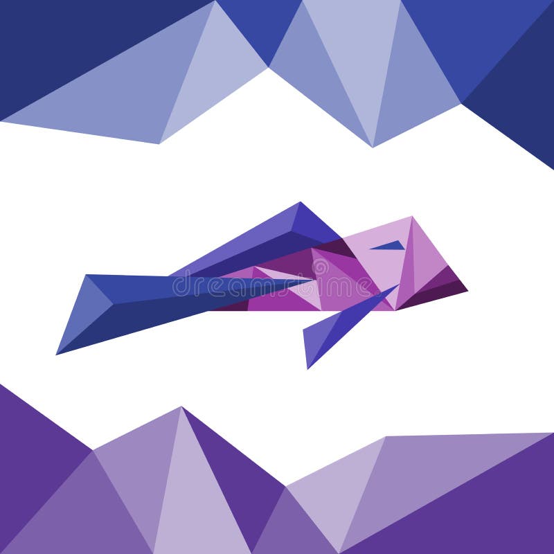 Fish in Triangle Style. Polygon Abstract Stock Vector - Illustration of ...