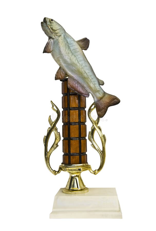 Fish Trophy/Award stock image. Image of keepsake, successful - 8137159