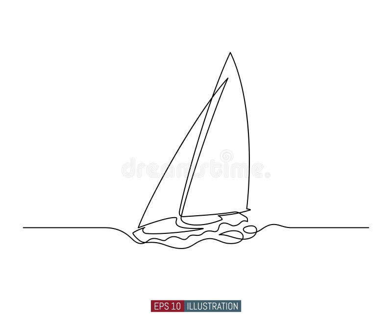 Sailing Ship Line Drawing Stock Illustrations – 2,365 Sailing Ship Line ...