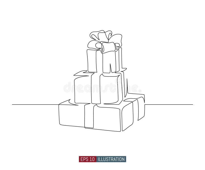 Continuous Line Boxes Stock Illustrations – 691 Continuous Line Boxes ...