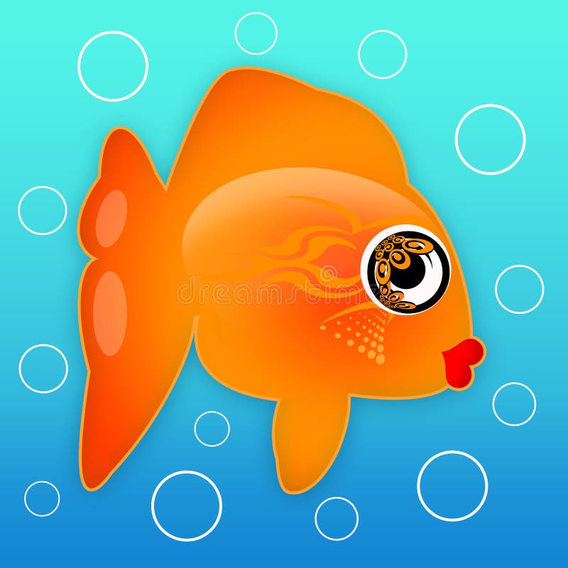 Fish underwater stock illustration. Illustration of cartoon - 46649604