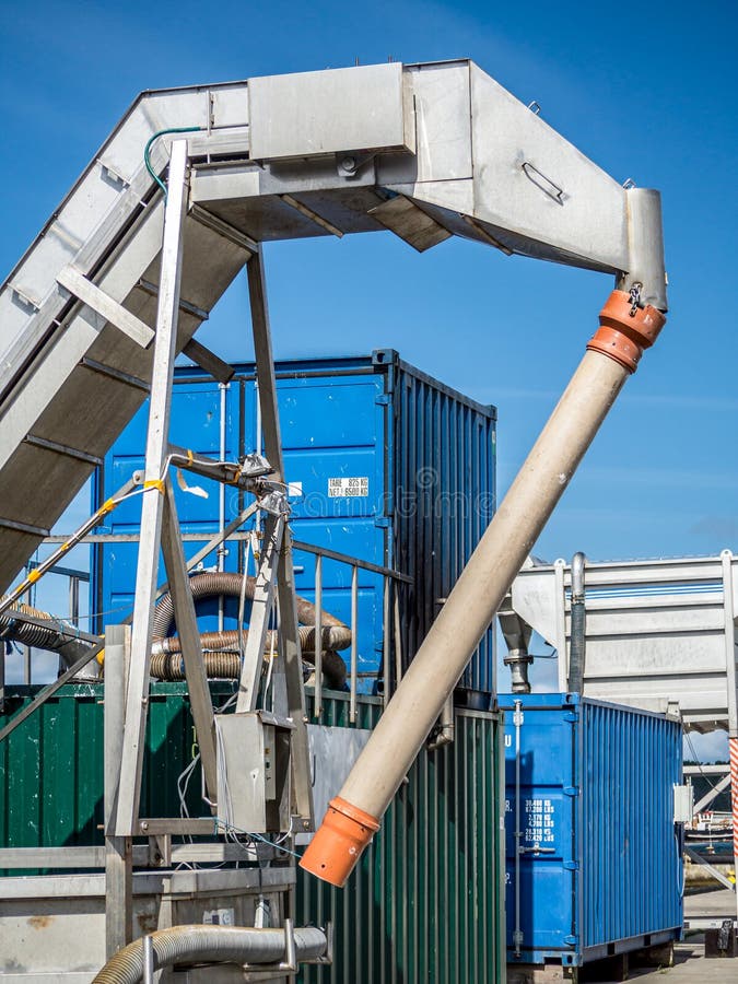 Fish unloading terminal stock image. Image of carrier - 325332099