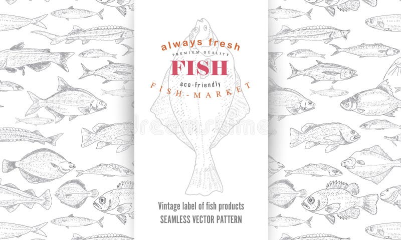 Printed Seafood Stock Illustrations – 81 Printed Seafood Stock ...