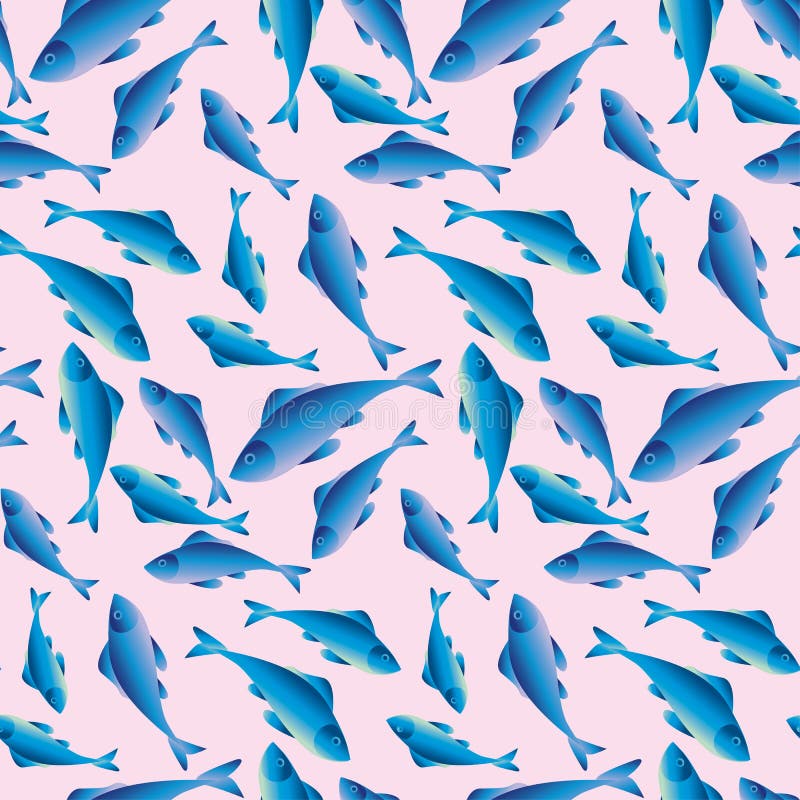 Fish Vector Illustration for Background, Fabric Stock Vector ...