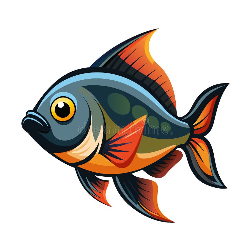 Fish Vector Illustration - Simple and Elegant Fish Design for Various ...