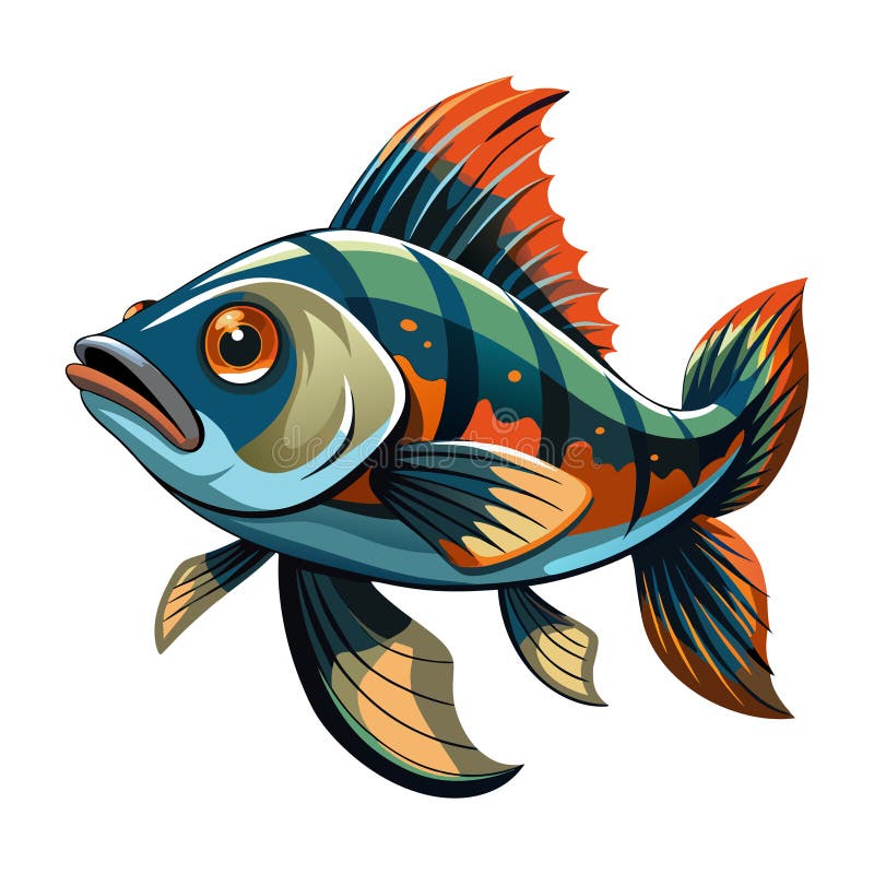 Fish Vector Illustration - Simple and Elegant Fish Design for Various ...
