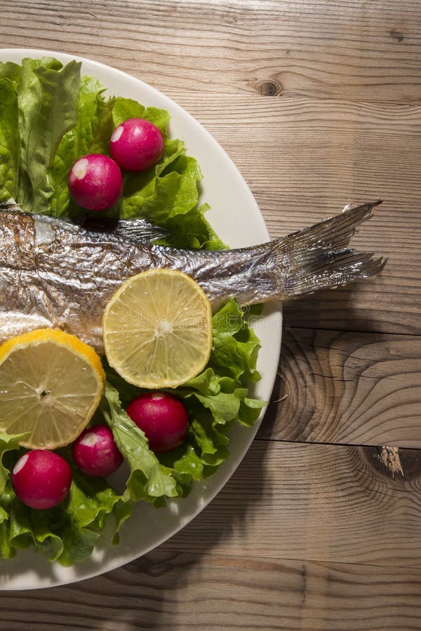 Fish with Vegetables stock photo. Image of pastry, eating - 64254006