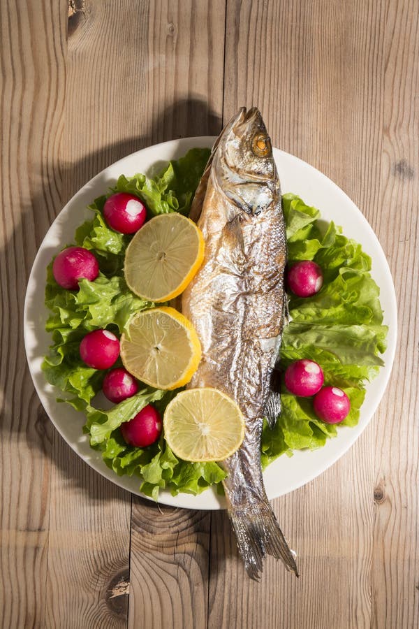 Fish with Vegetables stock image. Image of pastry, color - 64254057