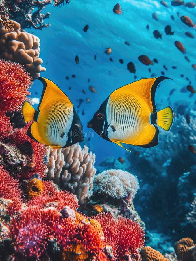 Fish in Water stock photo. Image of life, plants, species - 373194982