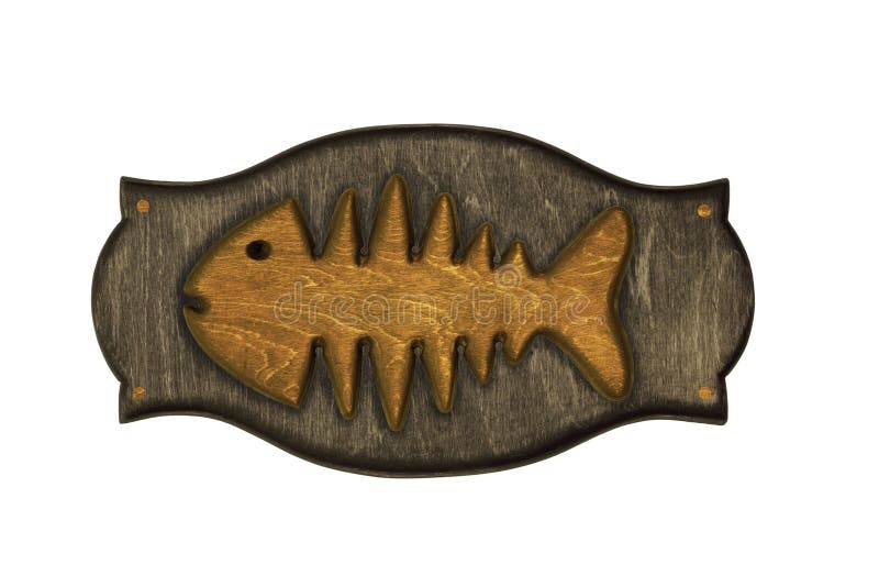 Signboard of Fish Market Outdoor. Fish Market Sign on the Beach with ...