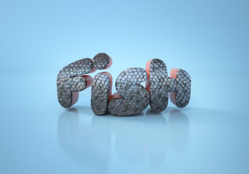 Fish word mark logo sign stock vector. Illustration of isolated - 191622498