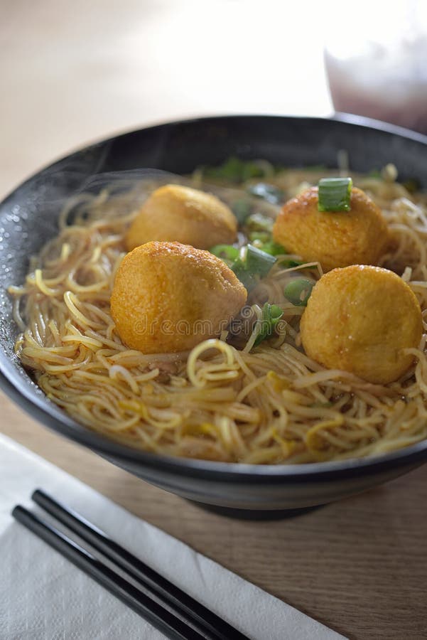 Fishball noodle stock image. Image of closeup, beef, dish - 76724719