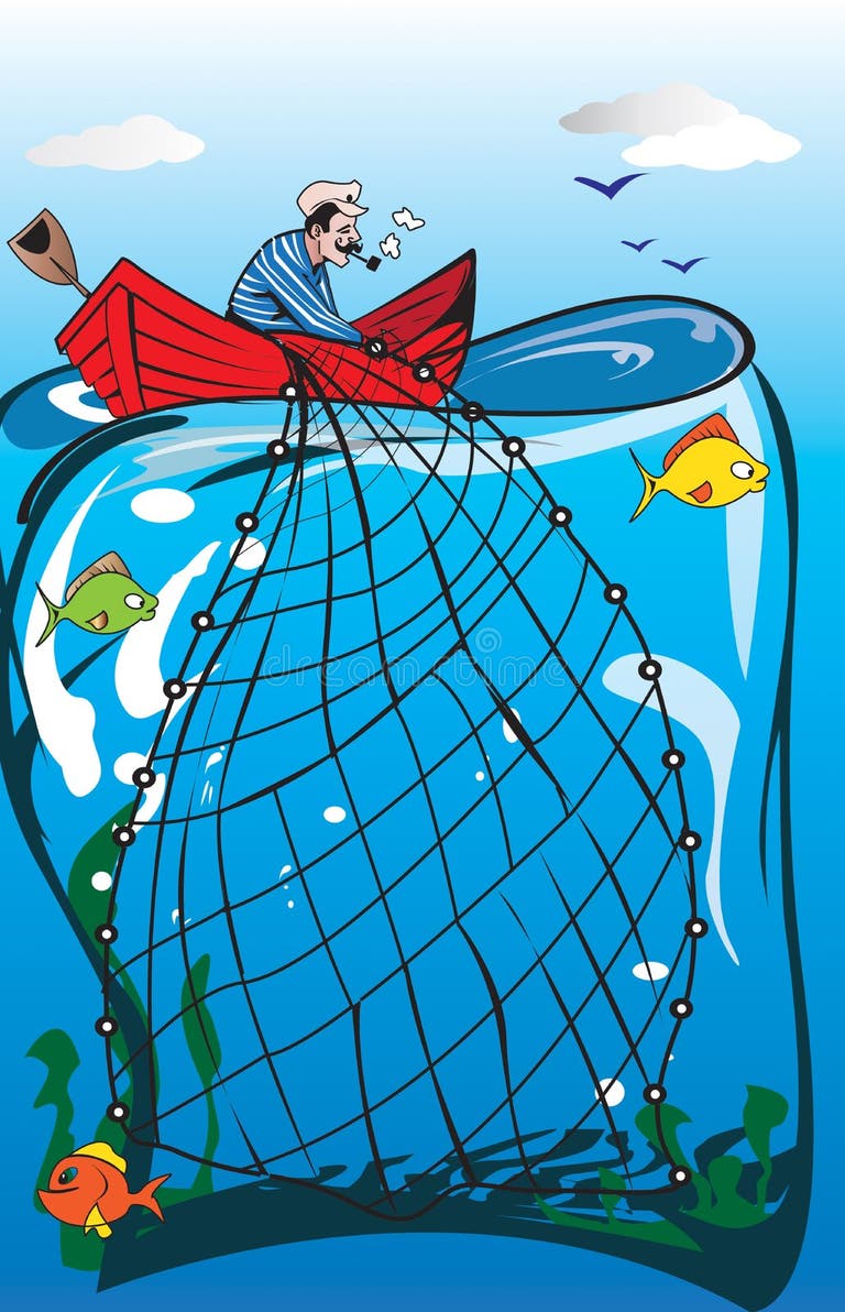 Fisher Net Stock Illustrations – 1,695 Fisher Net Stock Illustrations ...