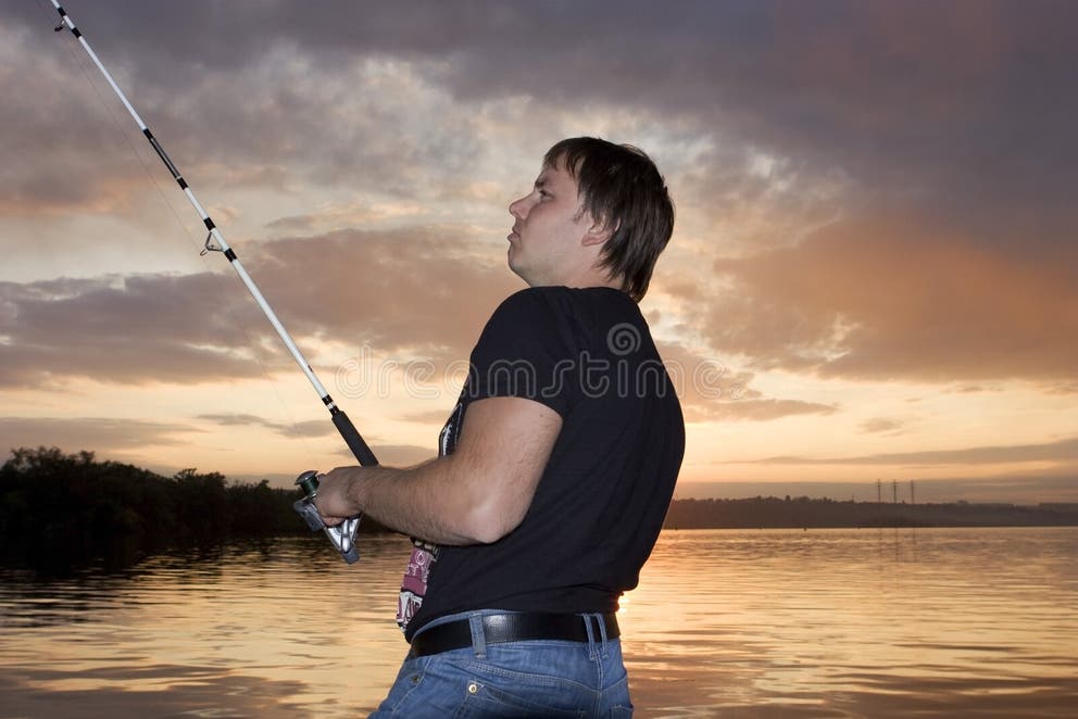 Fisherman stock image. Image of fellow, male, chap, fishing - 11979647