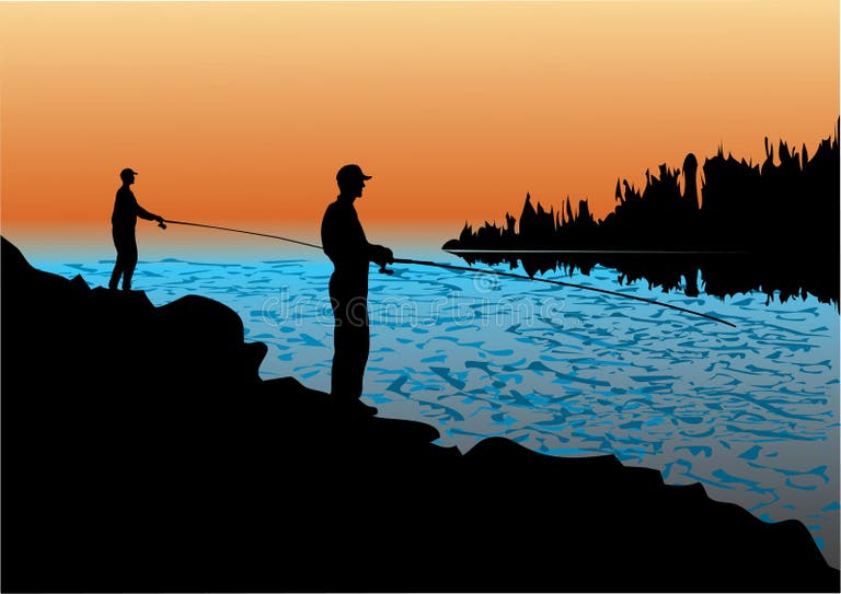 Fisherman Casting Line Stock Illustrations – 1,708 Fisherman Casting ...