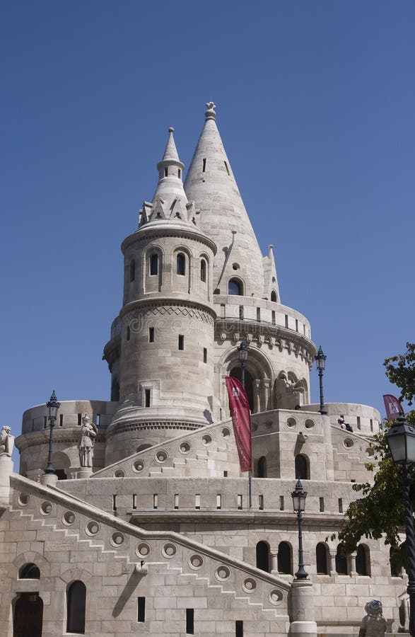 Fisherman Bastion on the Buda Castle Hill Stock Image - Image of ...